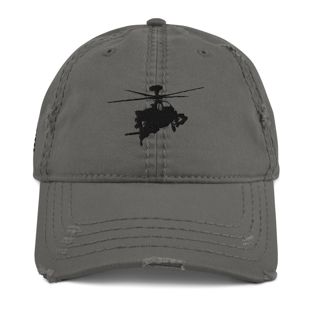 AH-64 Apache Embroidered Black Helicopter Hat by Ruck & Rotor