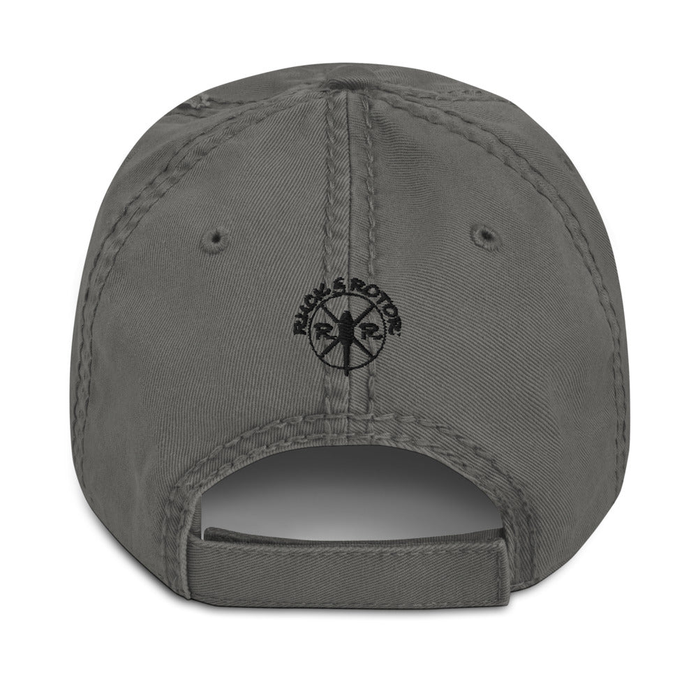 AH-64 Apache Embroidered Black Helicopter Hat by Ruck & Rotor